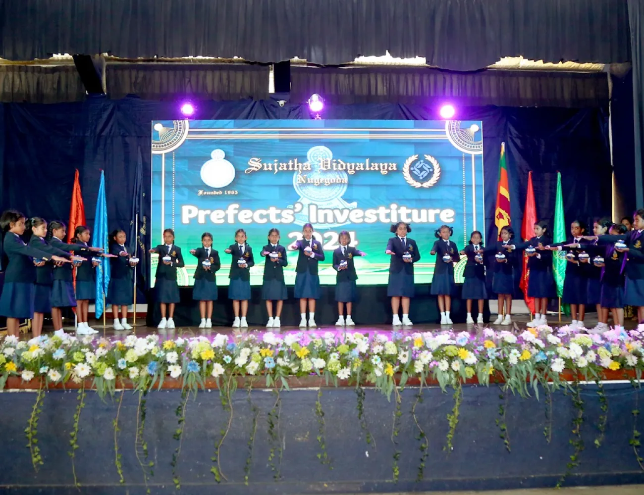 Junior Prefects Induction Ceremony - Sujatha Vidyalaya - Nugegoda