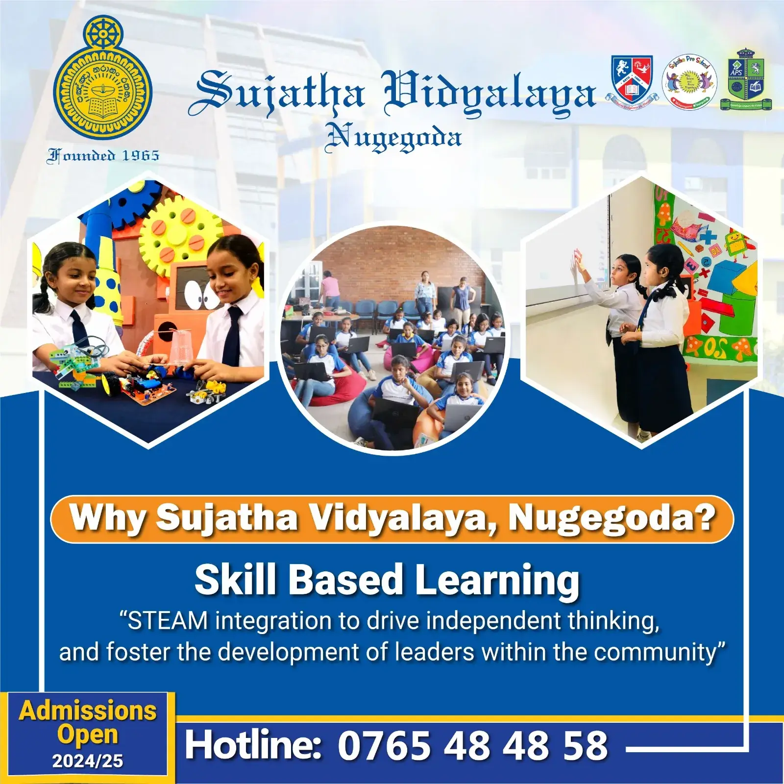 Skill Based Learning - Sujatha Vidyalaya - Nugegoda